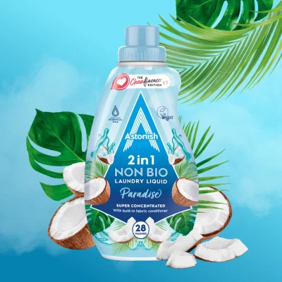 Astonish Non Bio 2 In 1 Laundry Liquid Paradise 840ml – Astonish ...